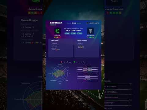 ⚽️ Cercle Brugge vs Istanbul Basaksehir MATCH PREVIEW | Advanced Stats & Prediction 19.12.2024
