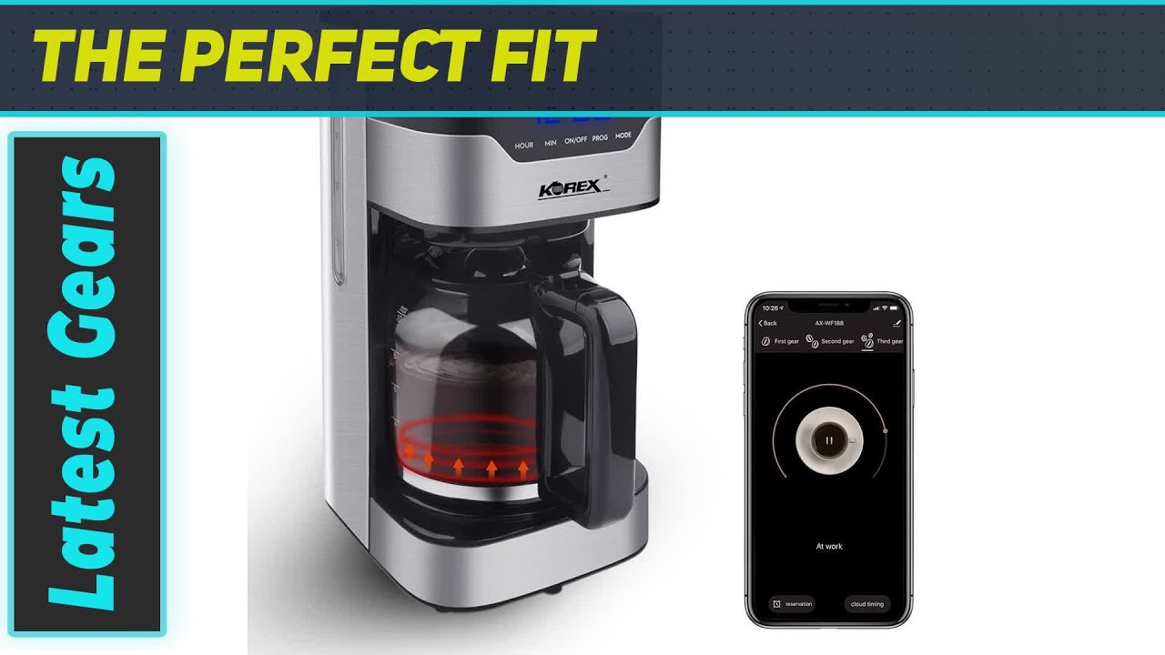 Korex Smart Coffee Maker: Your Ultimate Brewing Companion! - YouTube