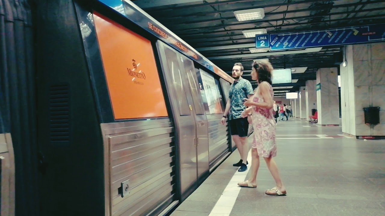 Bucharest Metro- Train spotting on lines M1 and M2. - YouTube