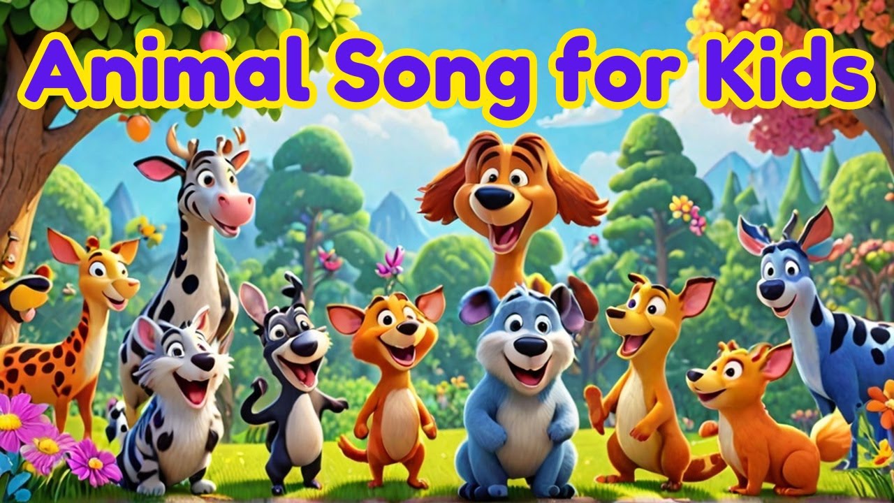 The CUTEST Animal Song for Kids | ABC song | kids song - YouTube