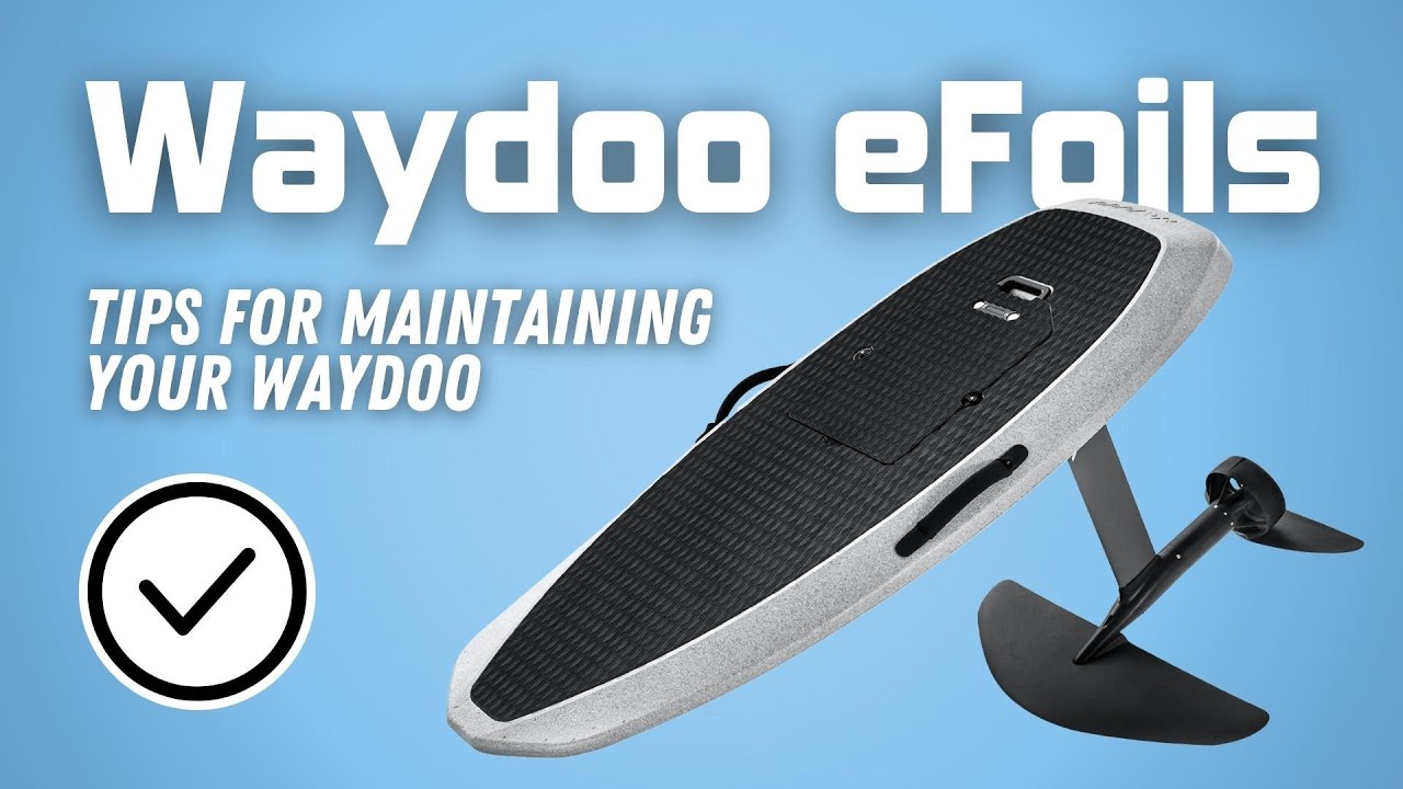 Waydoo Flyer One Plus eFoil Maintenance Tips: Battery Care - YouTube