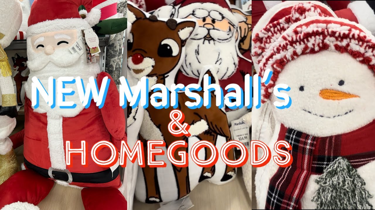 NEW Marshall’s & HomeGoods Christmas shopping 🎄 - YouTube