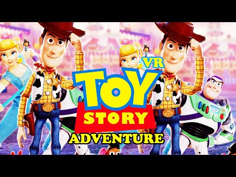 3D Toy Story Adventure | VR Vídeo 3D SBS [Google Cardboard • VR Box]