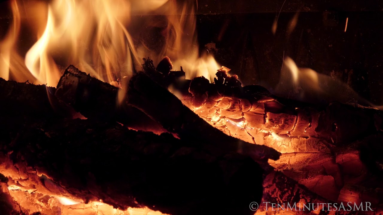 Burning Fireplace & Crackling Fire | ASMR | 4K | 30 minutes - YouTube