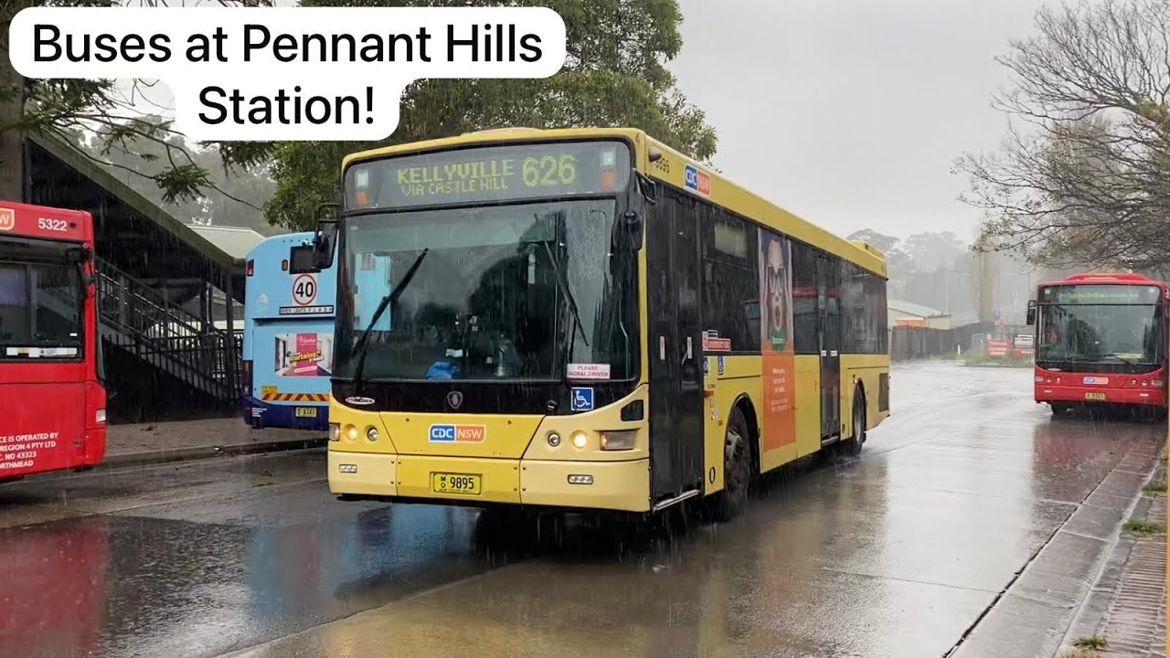 Buses at Pennant Hills Railway Station! | Bus Vlog #28 - YouTube