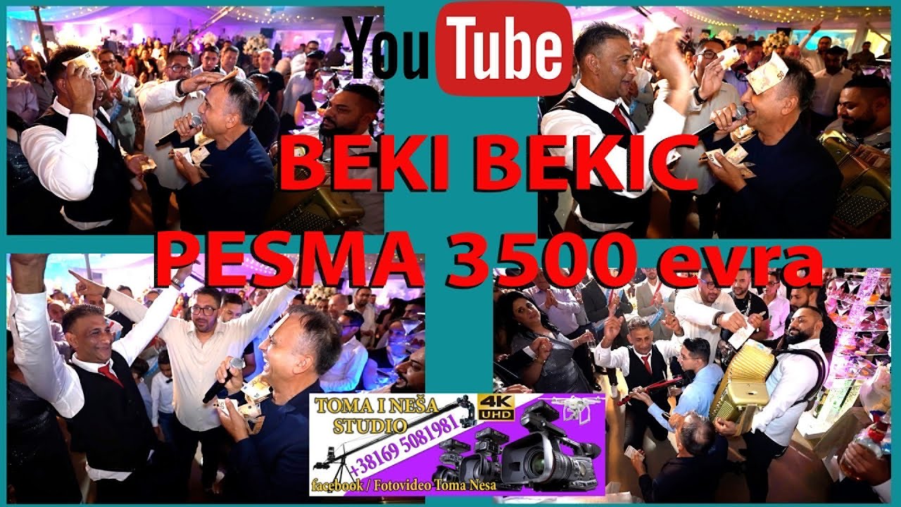 3500 evra pesma BEKI BEKIC- Svadba u Subotici- Milan Dimic, Momir, Igor Piromanac- studio Toma ...