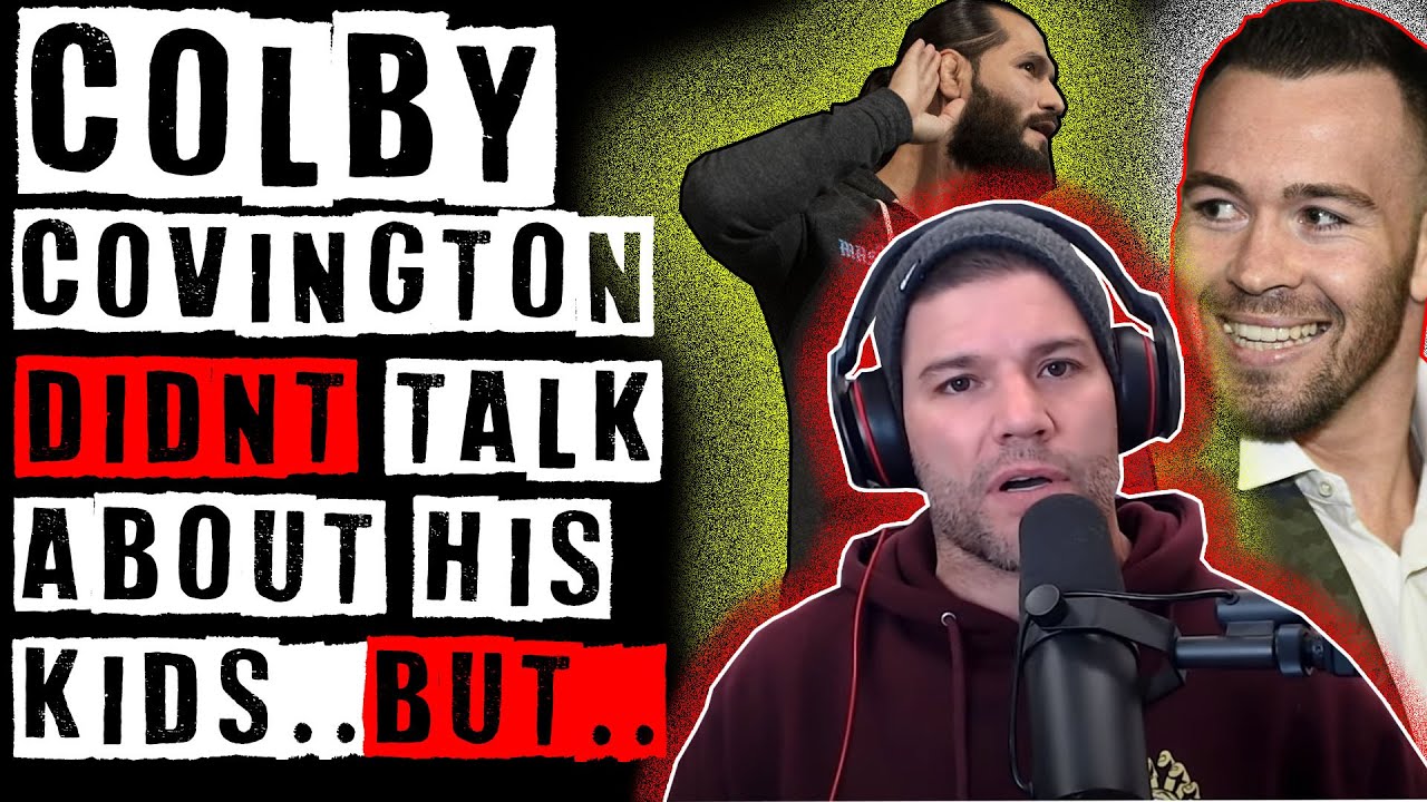 Colby Covington DIDN'T talk about Jorge's kids.. Josh Thomson ADMITS ...