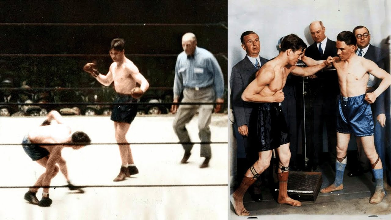 Jimmy McLarnin vs. Sammy Mandell I (21.5.1928) - Full Fight Highlights ...