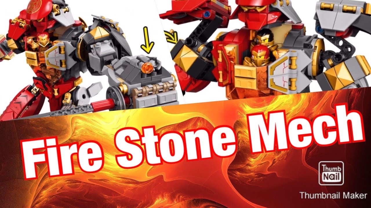 LEGO NINJAGO | Fire Stone Mech | All Set Images | Season 13 - YouTube