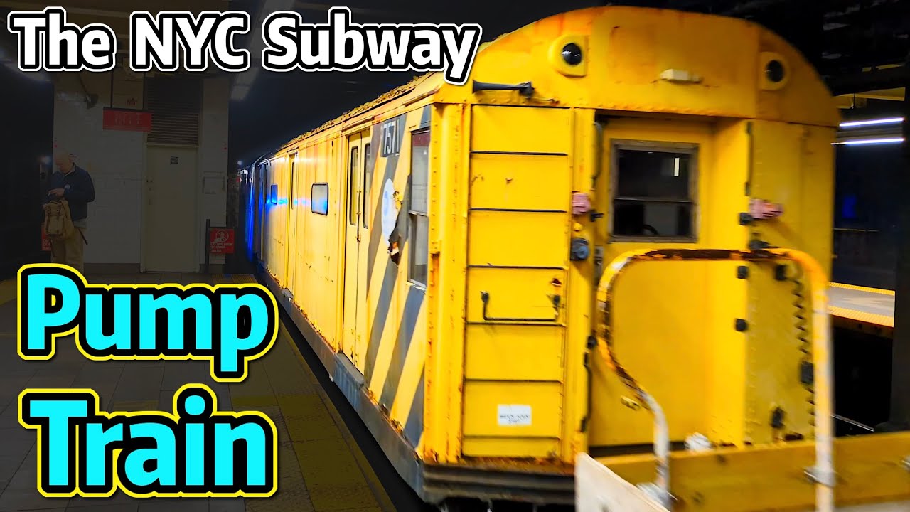 ⁴ᴷ⁶⁰ Old R17/R21 Pump Train passing 36th Street! - YouTube