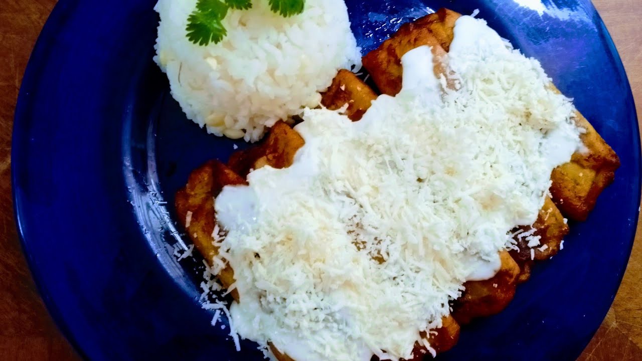 Plátanos rellenos de queso estilo Veracruz - YouTube