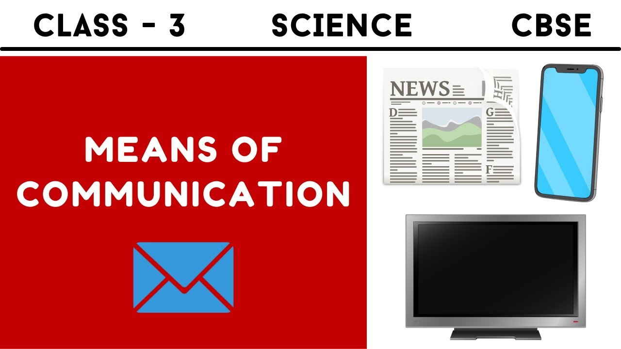 Class 3 Science Ch 3 - Means of Communication for Class 3 CBSE in Hindi ...