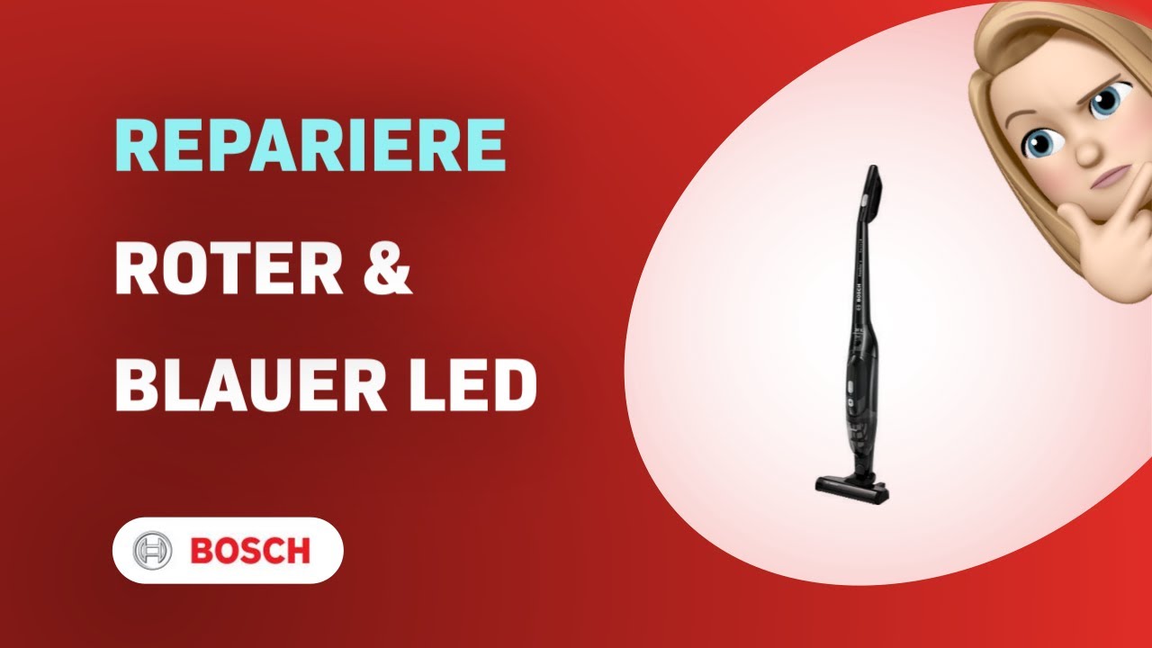 Bosch Staubsauger Sensor Control Leuchtet Rot