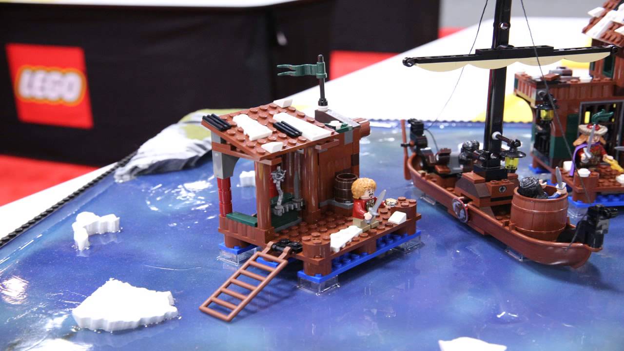 LAKE-TOWN CHASE - LEGO HOBBIT Set 79013 - Time-lapse Build, Stop Motion ...