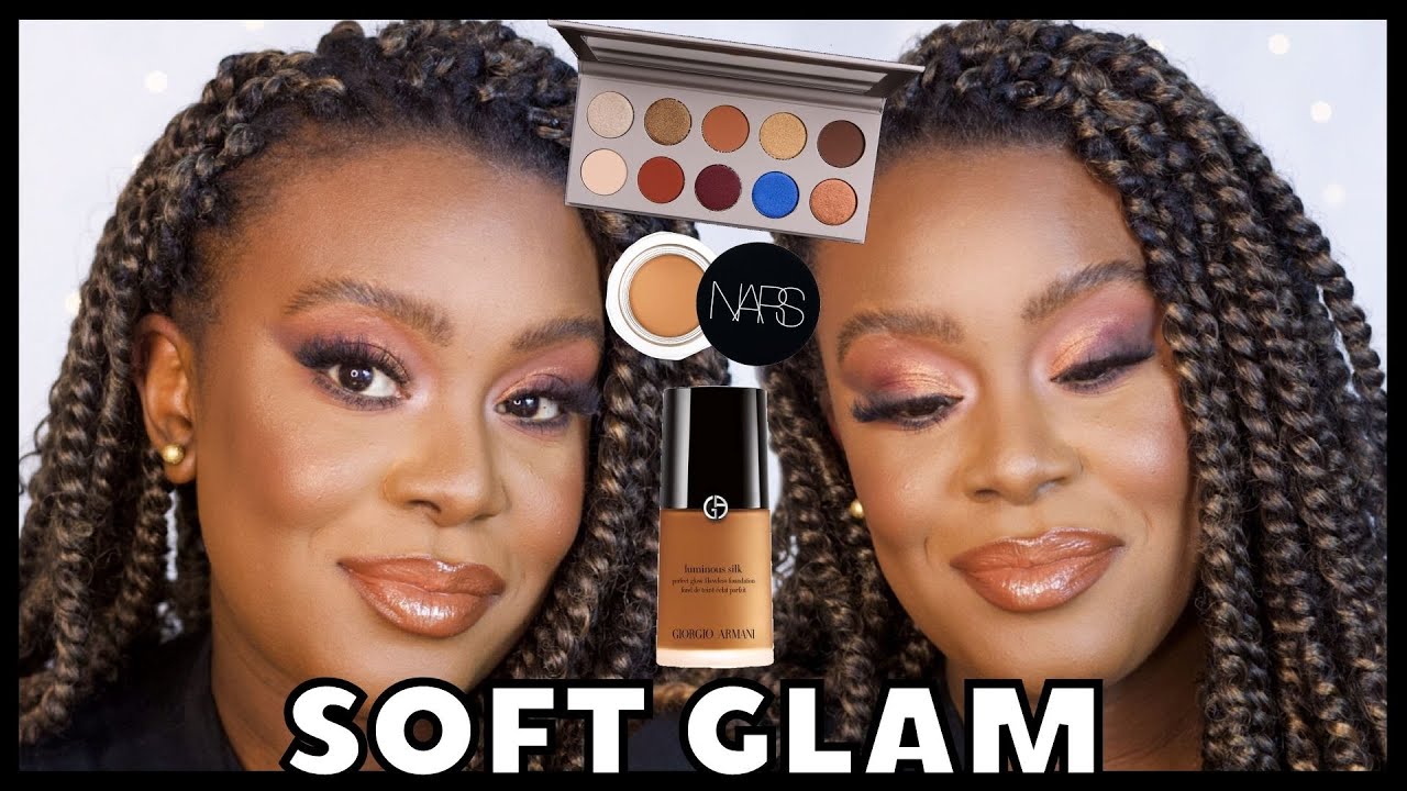 SOFT GLAM MAKEUP USING HIGH END PRODUCTS - YouTube