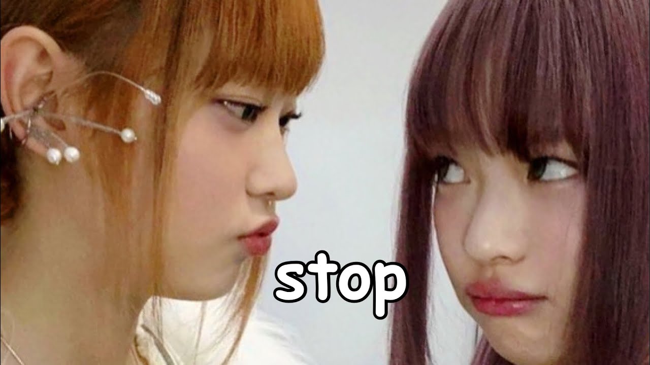 don’t put haerin and hanni next to each other newjeans - YouTube