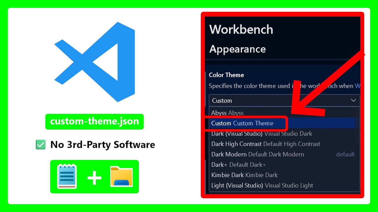 How to ADD a Custom Theme in VS Code (Easy Method!) 🔥 - YouTube