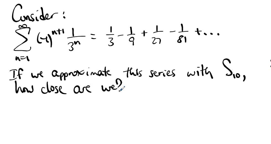 MATH222 Lesson 28 Bounding Alternating Series - YouTube