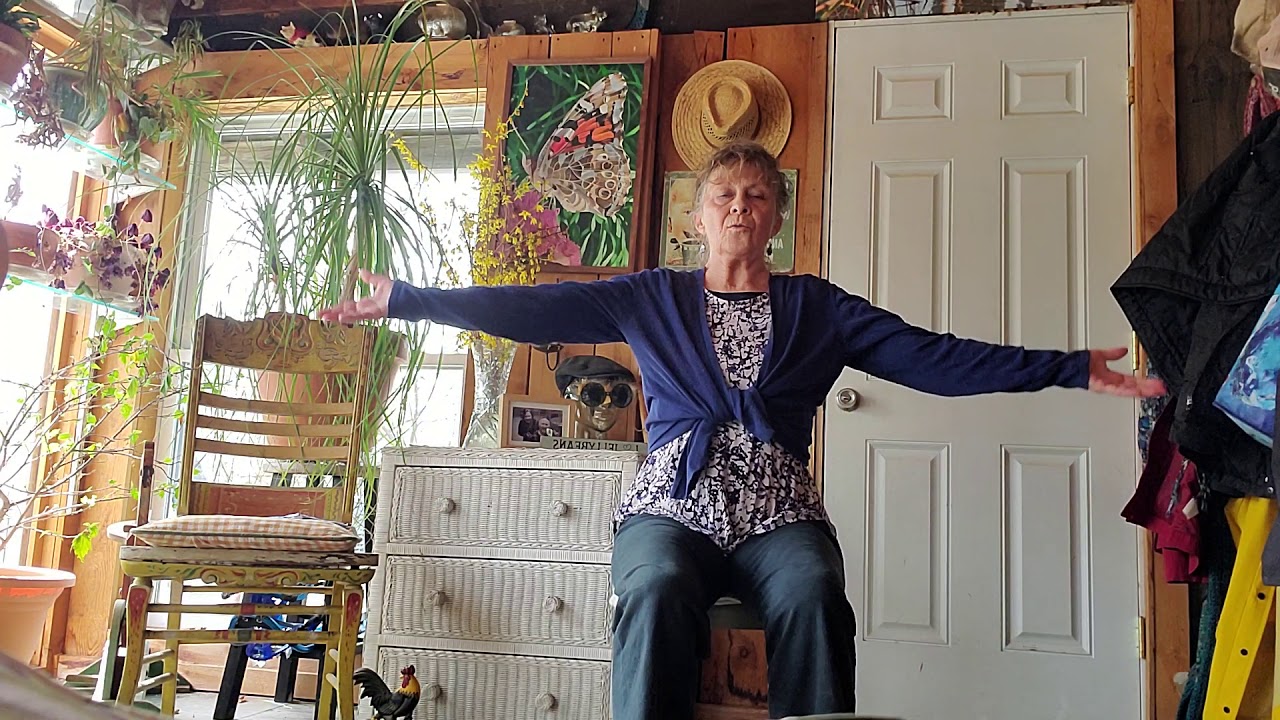 Seated dance class for Greenfield Senior center - YouTube