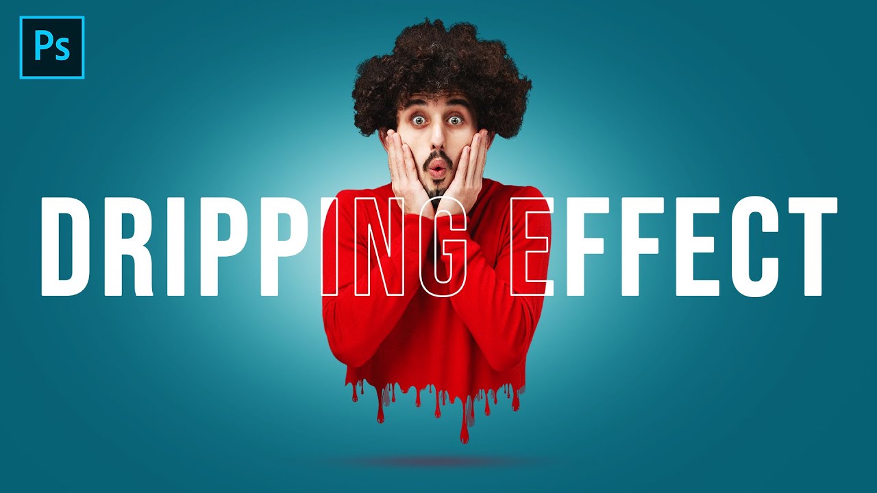 عمل الـ Dripping Effect بالفوتوشوب | Dripping Effect in Photoshop-Photo ...