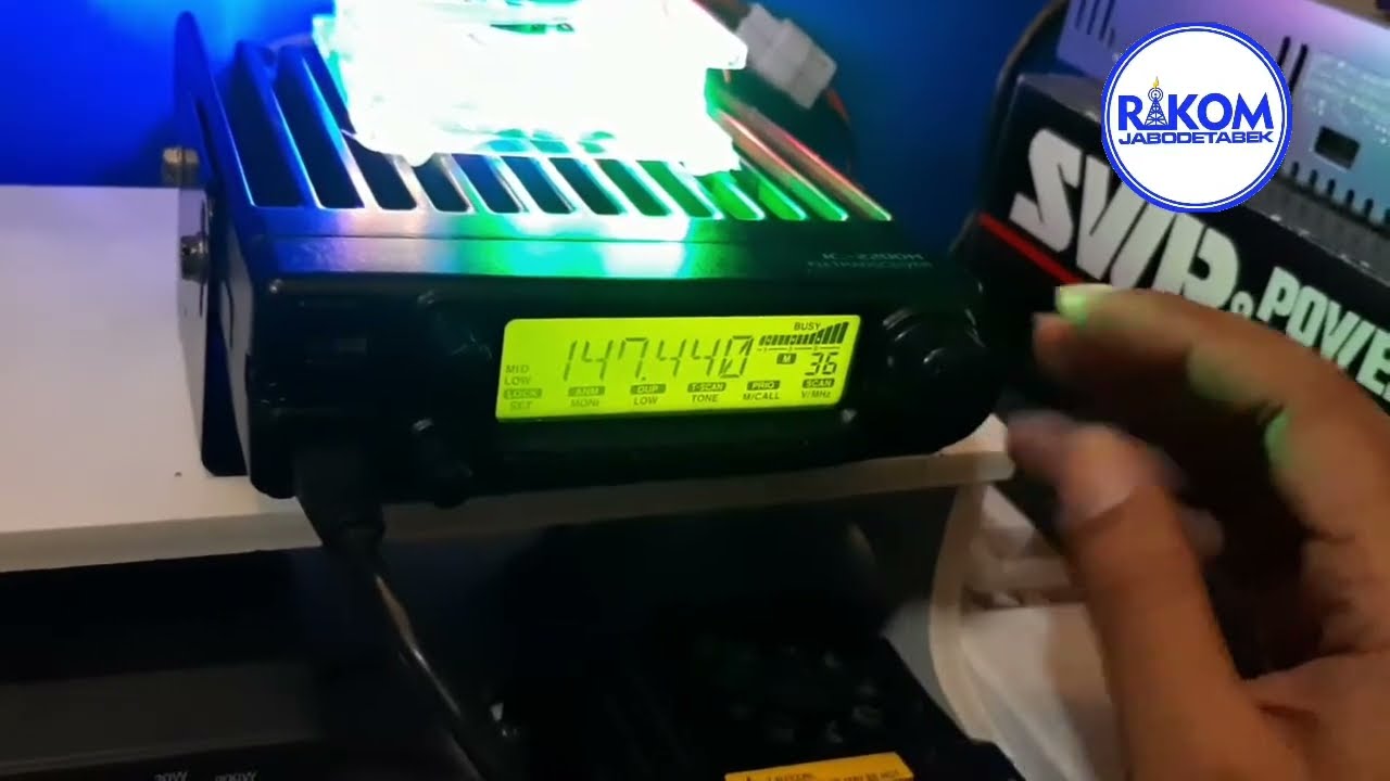 Review RIG ICOM 2200H Black Edition - YouTube