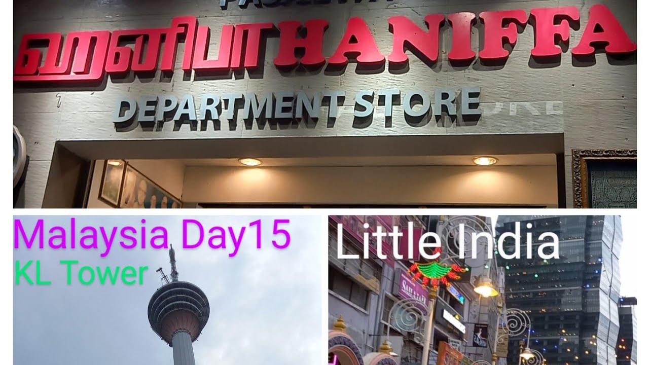 Shopping at Haniffa KL Tower Brickfields Little India Kuala Lumpur ...