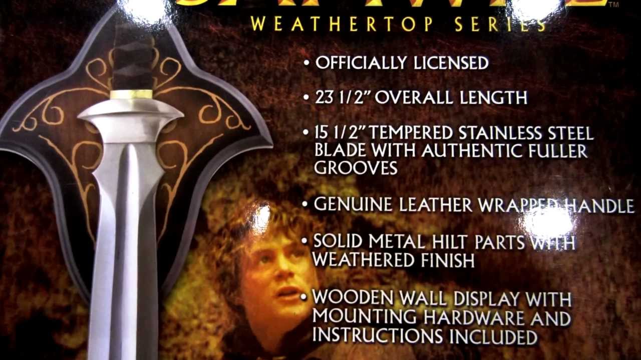 The Lord Of The Rings Unboxing, The Sword Of Samwise, Museum Collection ...
