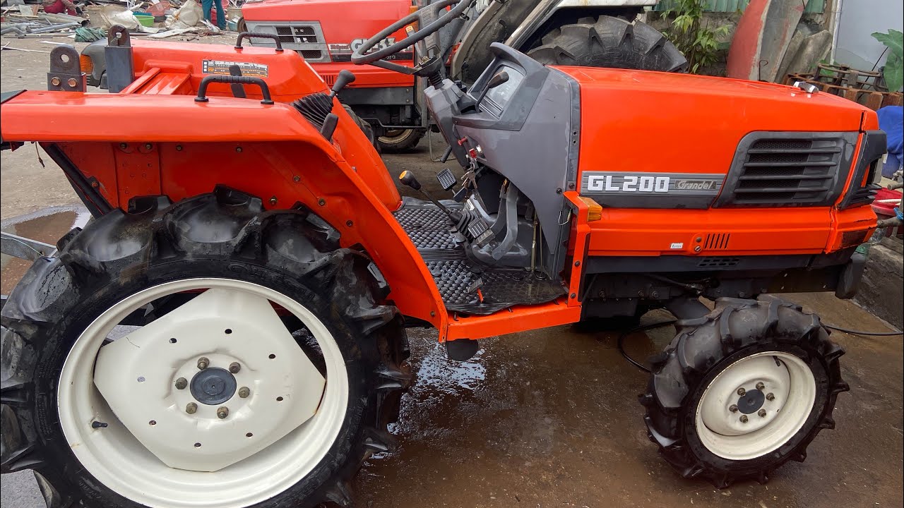 Kubota GL200.Nguyên bản đẹp xuất sắc,2 cầu số cơ ben cơ rin xe,20 mã ...
