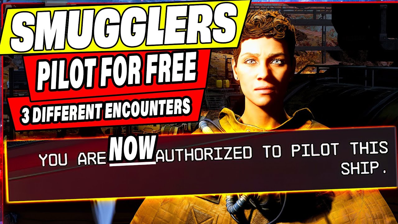 Starfield - Best Methods To Pilot Smuggler Class C Ships (Not ...