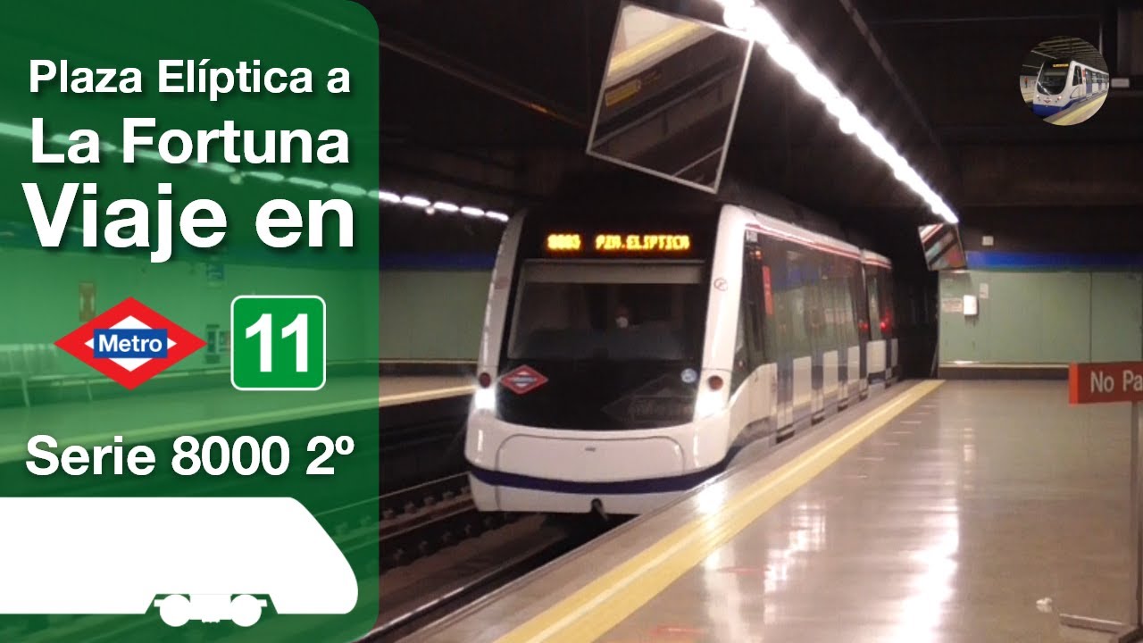 Viajando en la línea 11 de Metro de Madrid (ida y vuelta) - YouTube