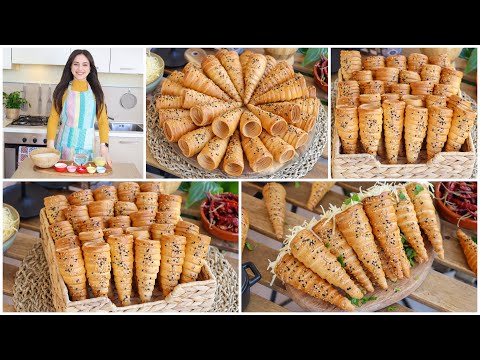 تحضيرات رمضان🌙مملحات الكورني بطريقة سهلة وسريعة وبكمية وفيرة مع طريقة الإحتفاظ بها وفكرة حشوة روعة👌