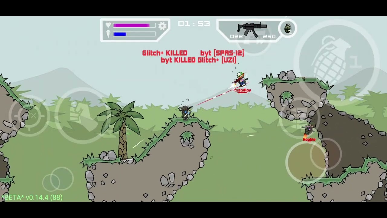 Mini Militia : Pro 3v3 ft. zoom - YouTube