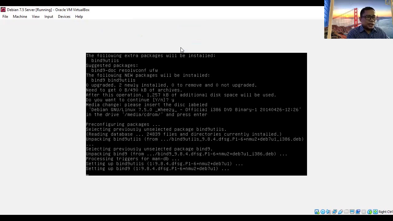 Konfigurasi DNS Server di Linux Distro Debian 7.5 - YouTube