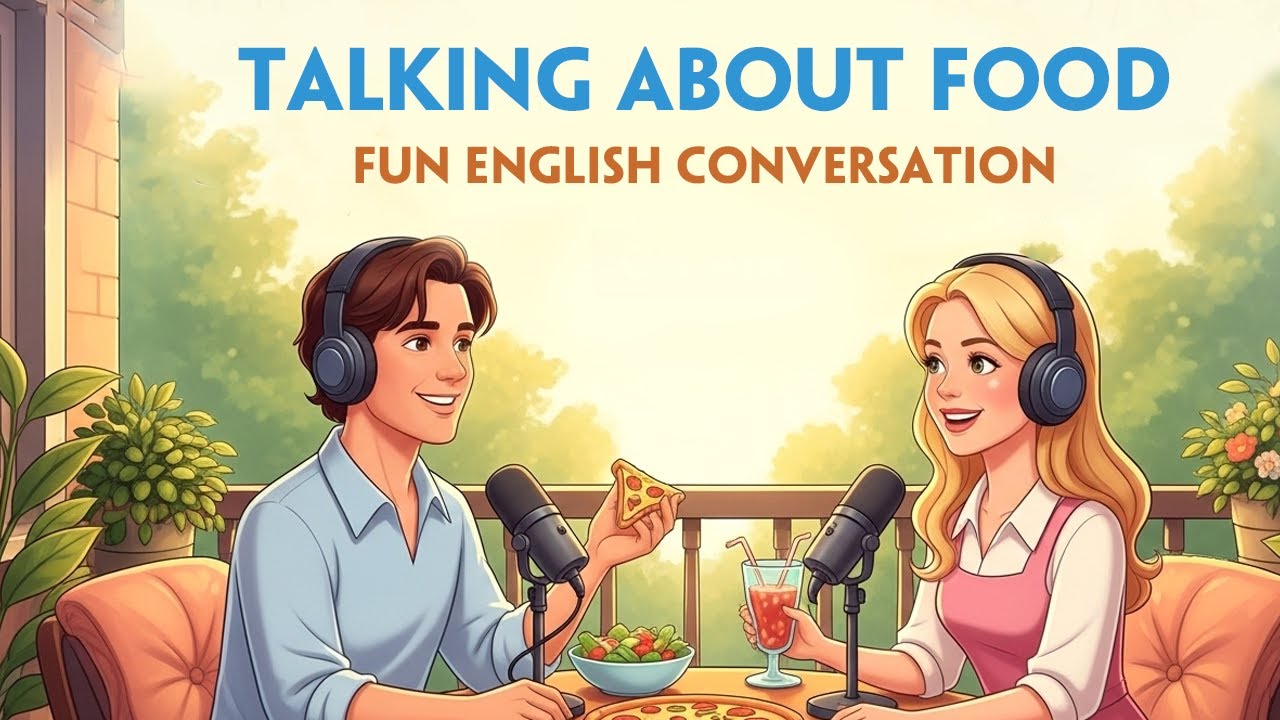 Let’s Talk About Food 🍕 Learn English with Fun Food Conversations | O ...