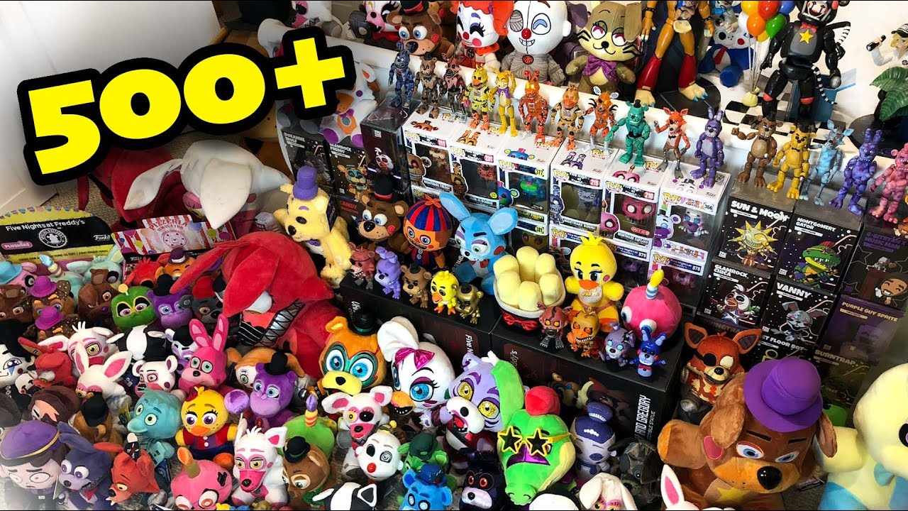 HUGE FNAF PLUSH AND FIGURE COLLECTION TOUR - YouTube