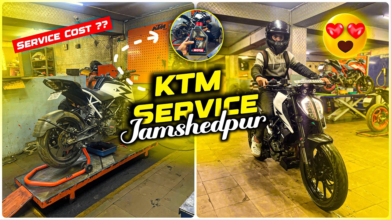 Bike Service at KTM Service Center Jamshedpur | Paid Service Review ...