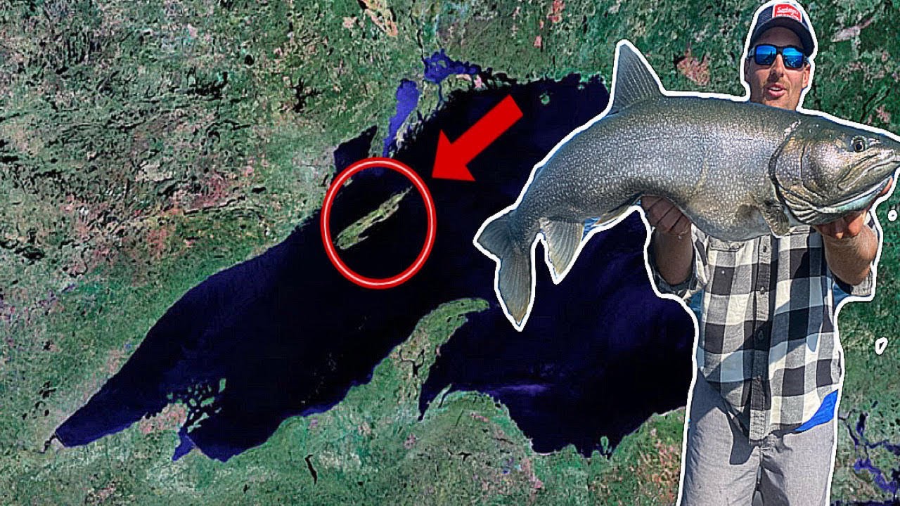 This is where you catch Lake Superior' TROPHY Lake trout. (3 personal ...