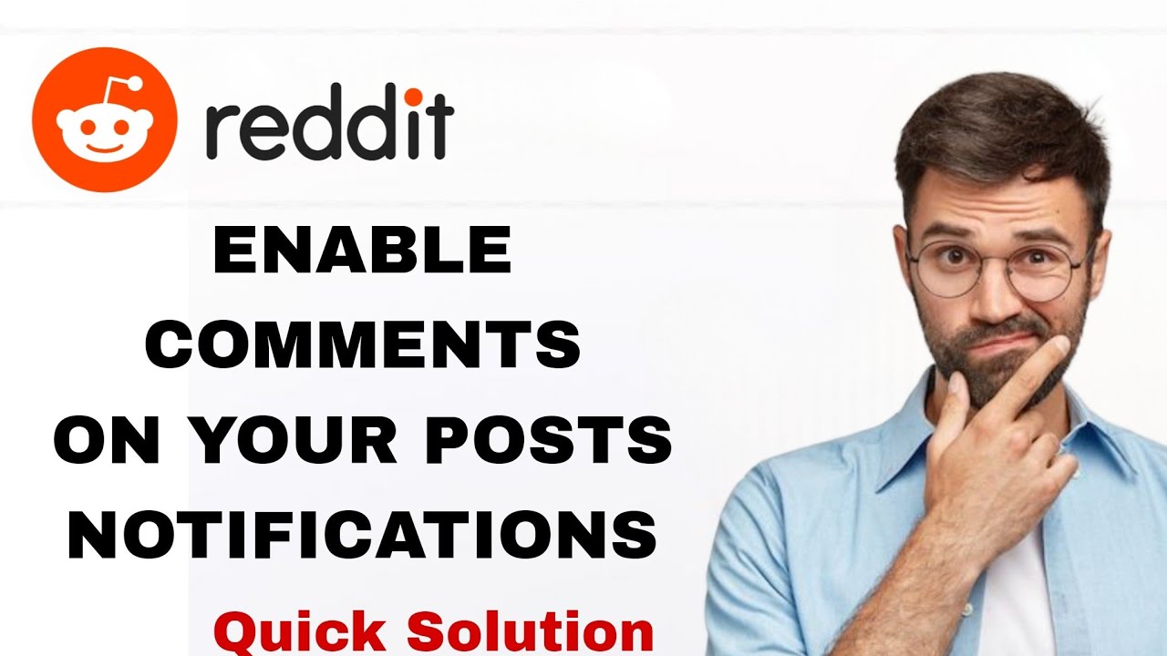 How To Enable Comments On Your Posts Notifications On Reddit App | Step By Step - YouTube