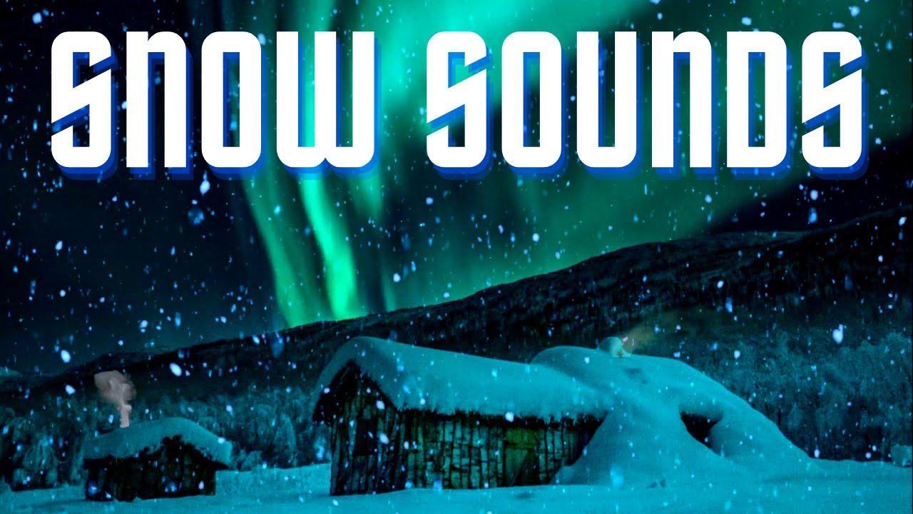 Chilly Blizzard Sounds 🌨️ l Snowstorm Sounds & Howling Wind in the ...