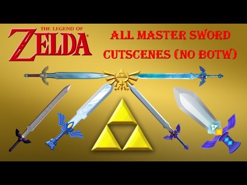 The Legend of Zelda: All Master Sword Cutscenes (No BotW) - YouTube