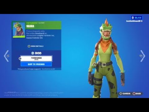 Fortnite November 7th Item Shop Saura Skin - YouTube