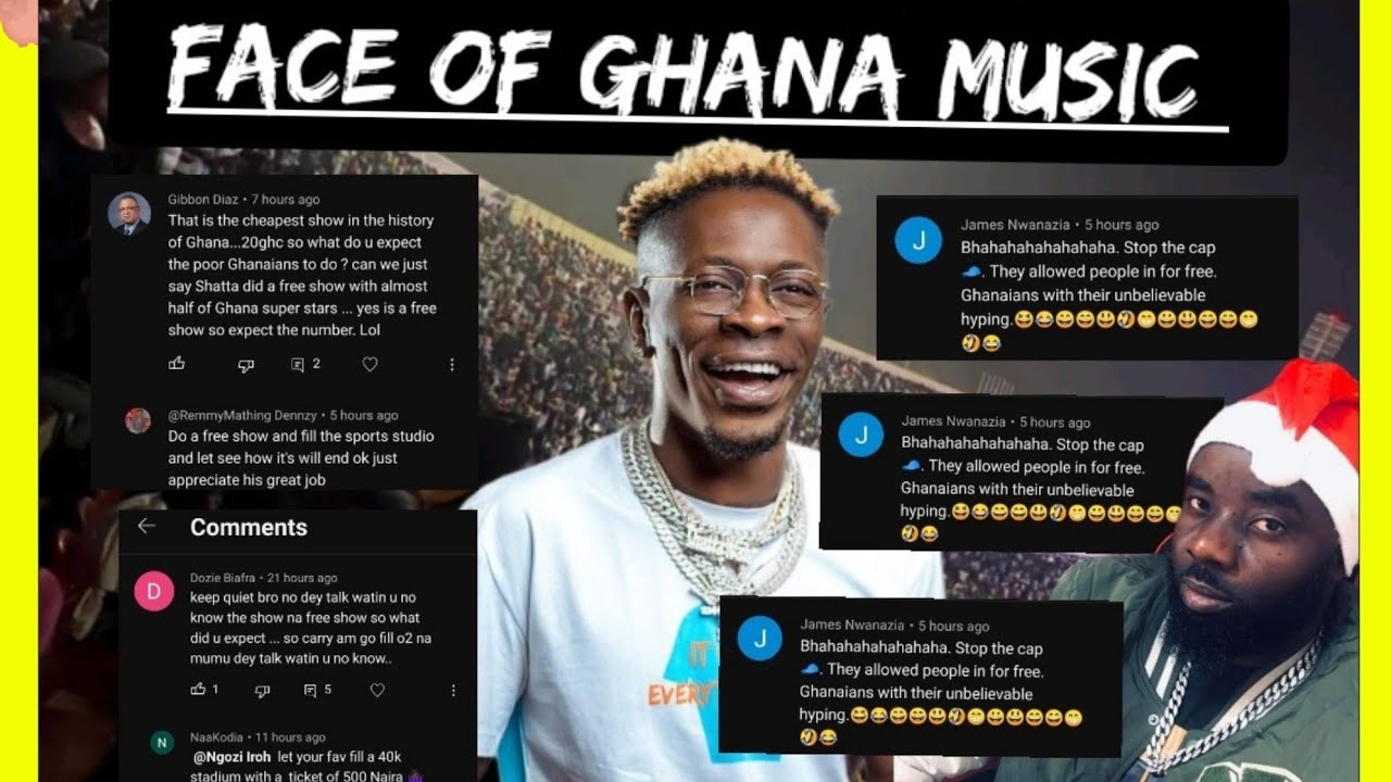 Nigeria 🇳🇬Reacts to Shatta Wale 40k sports stadium sold out freedom ...