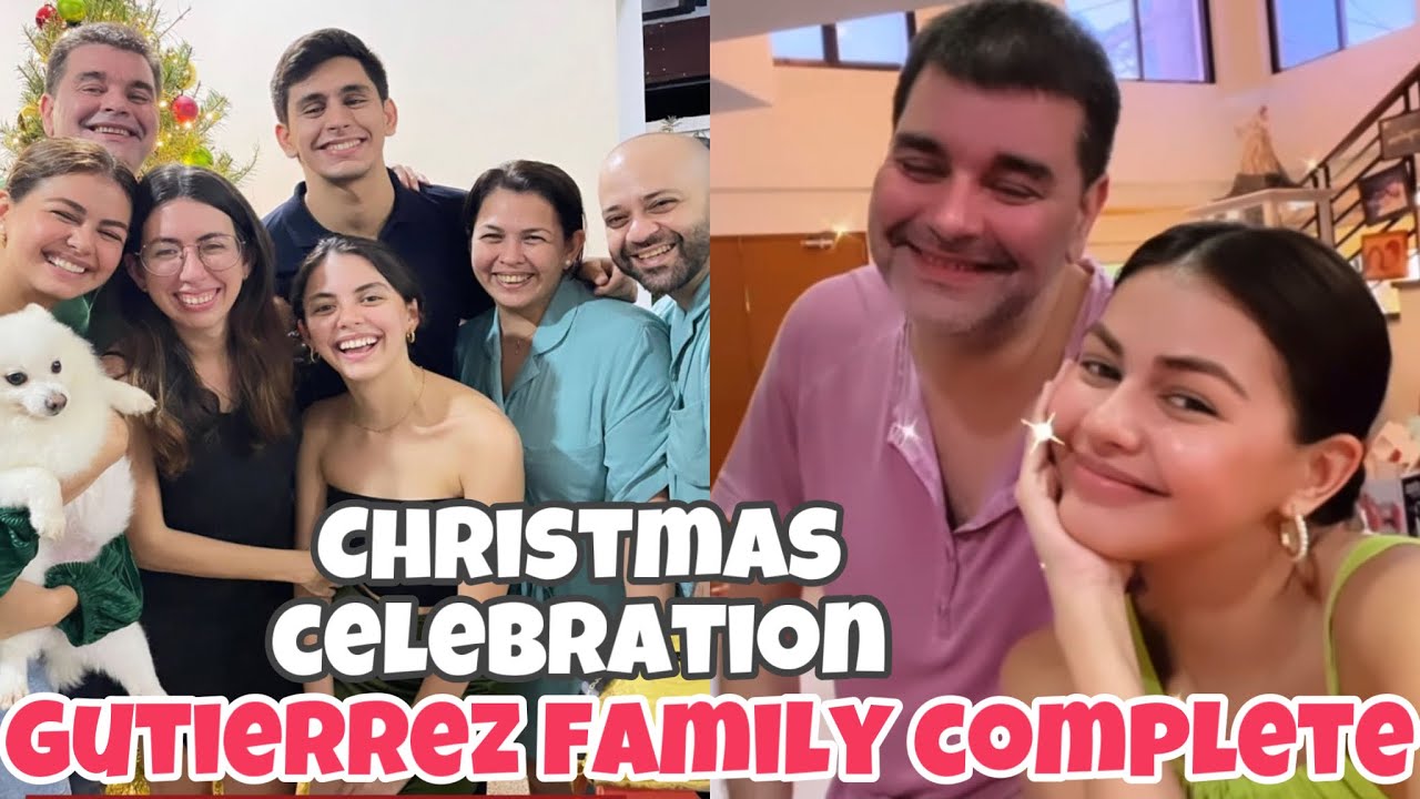 Janine Gutierrez Christmas Celebration kasama ang Daddy Monching at Mom ...
