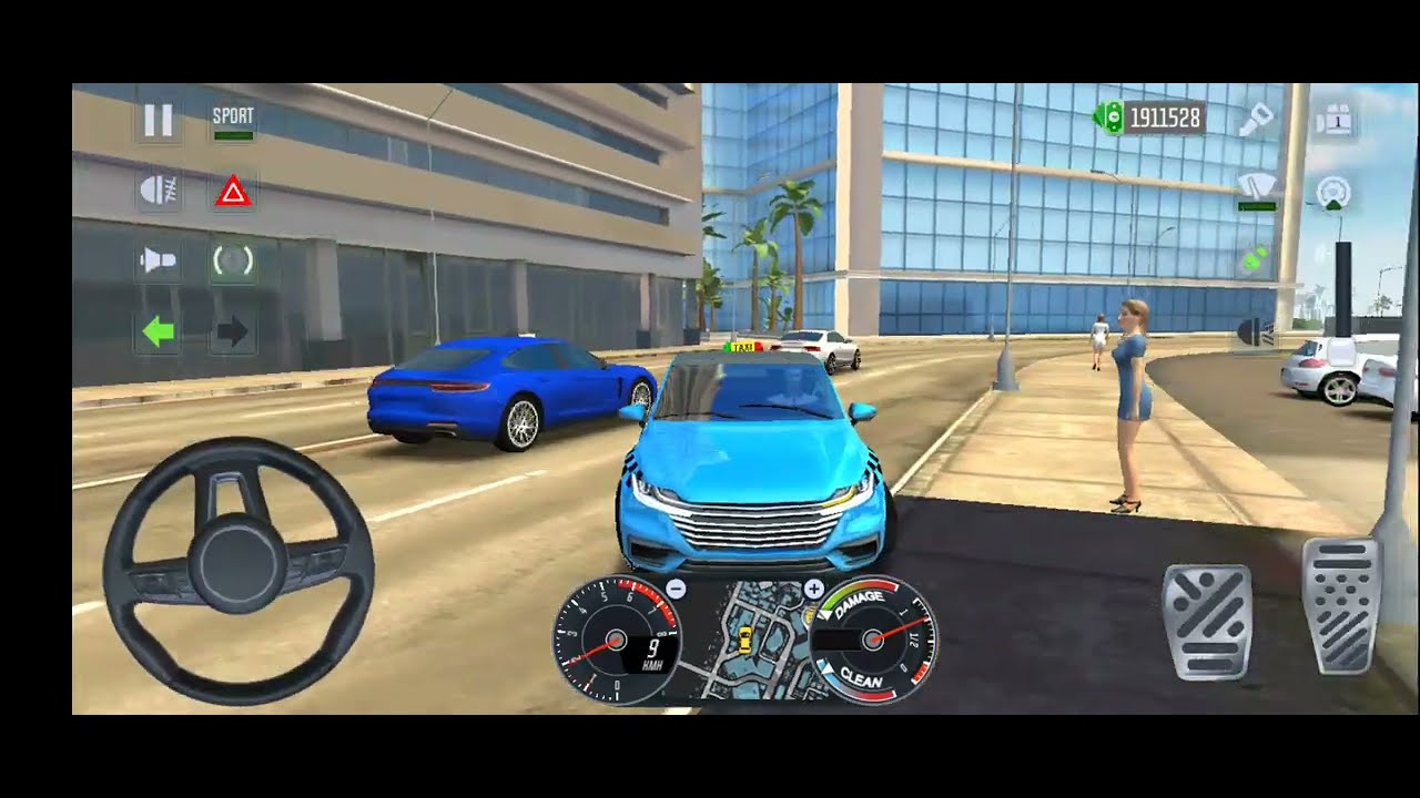 Taxi SIM 2022 Evolution | Volkswagen Sport Coupe Android Gameplay Driving Miami City Wheel Drive ...