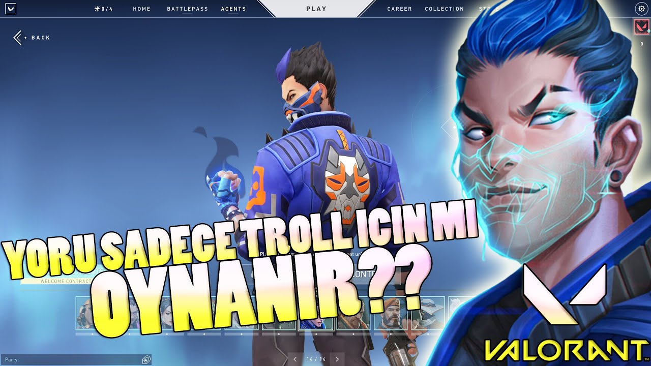 Valorant Yoru Karakteri Sadece Troll Amaçlımı Oynanır #Valorant # ...
