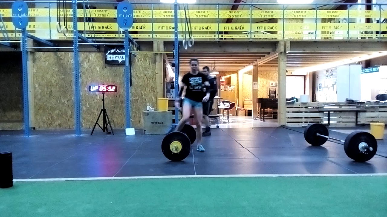 Erin Sims CrossFit Electron Besançon Online Qualifier 2019 Master 35 ...