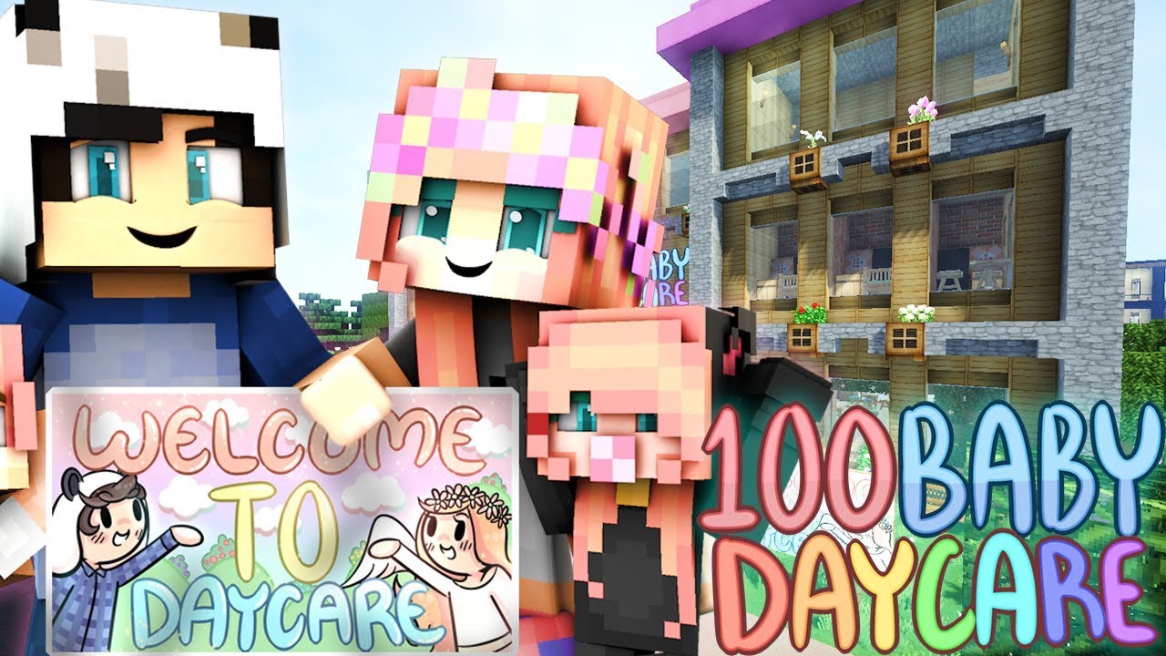 WELCOME TO DAYCARE! | 100 Baby Daycare | EP 1 (Minecraft Daycare ...
