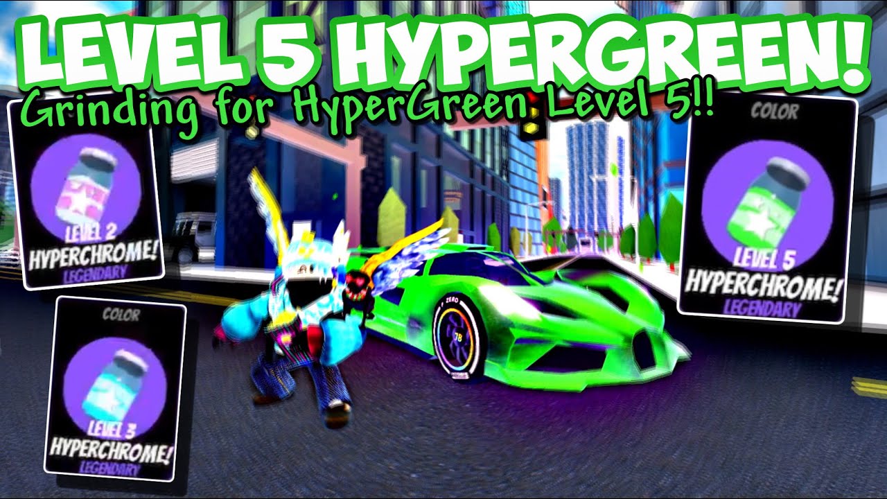 🔴 Grinding for HyperGreen Level 5!!! // Playing Roblox Jailbreak Live ...
