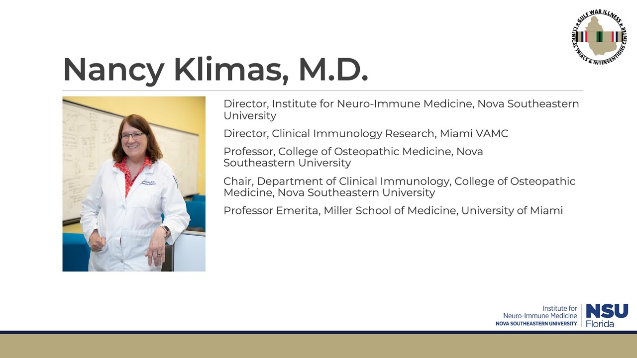 2022 SHIELD Conference - Dr. Nancy Klimas Presentation - YouTube