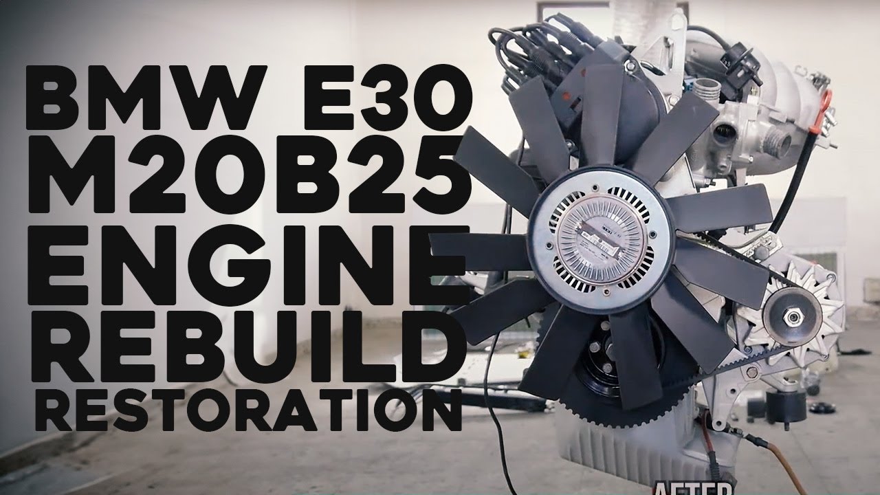 BMW E30 M20B25 Engine Rebuild Restoration | Putting It Back Together ...